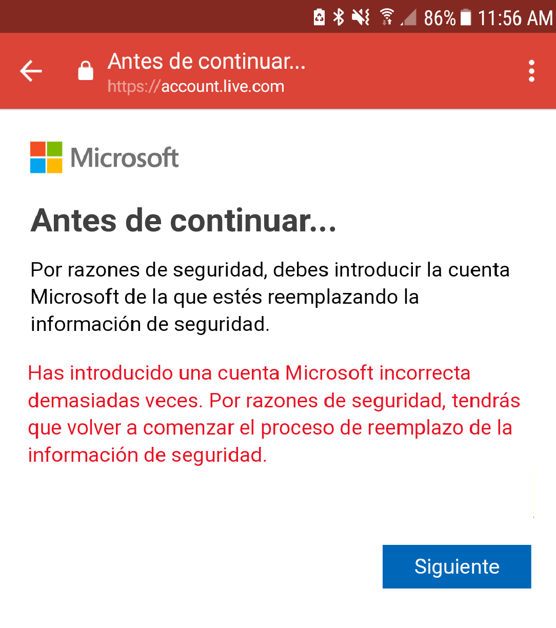 Cuenta Microsoft * Hola tengo un problema al querer remplazar mi ... Cuenta Microsoft * Hola tengo un problema al querer remplazar mi ...