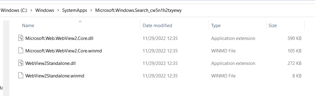 Missing Appxmanifest Xml File For Microsoft Windows Search Microsoft Community