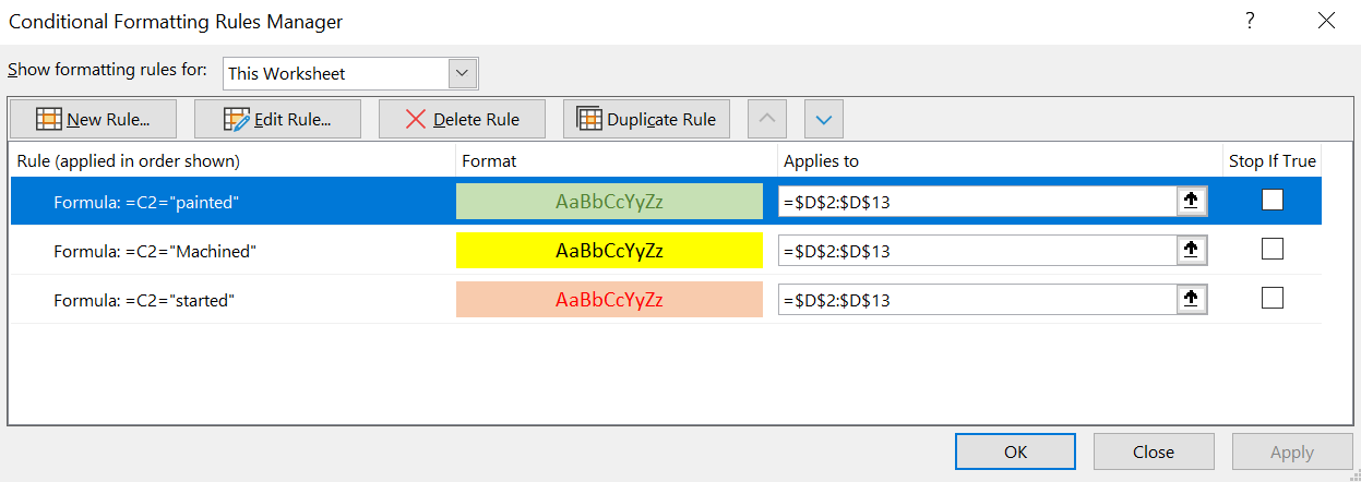 It Is Possible To Make Multiple Conditional Format Rules In Excel