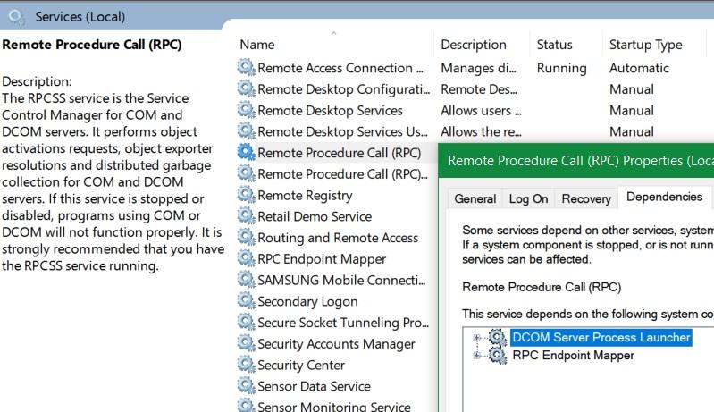 Cant Open Access Control Editor The Remote Procedure Call Failed Why