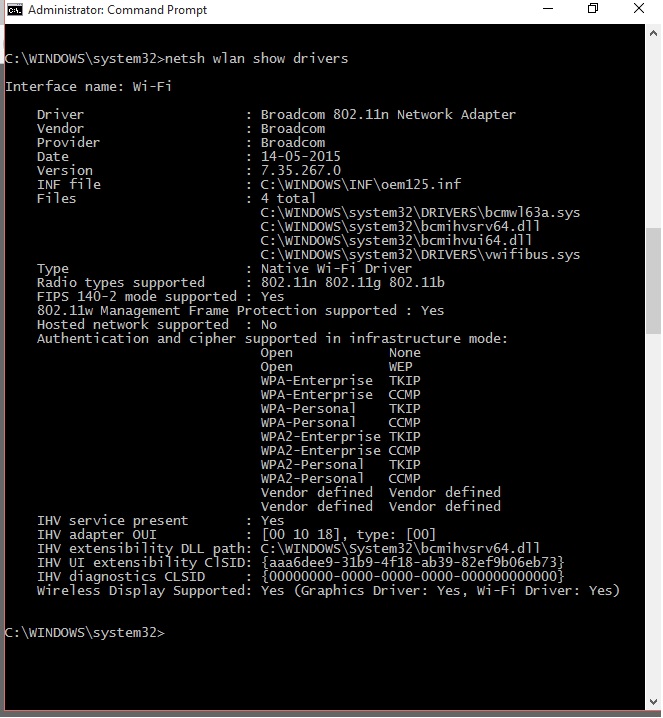 Hosted Network Supported No After Upgrading To Windows 10 From Microsoft Community