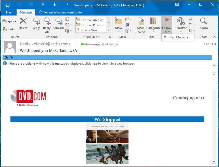 Add Flags to the Follow Up Menu - Microsoft Community Add Flags to the Follow Up Menu - Microsoft Community