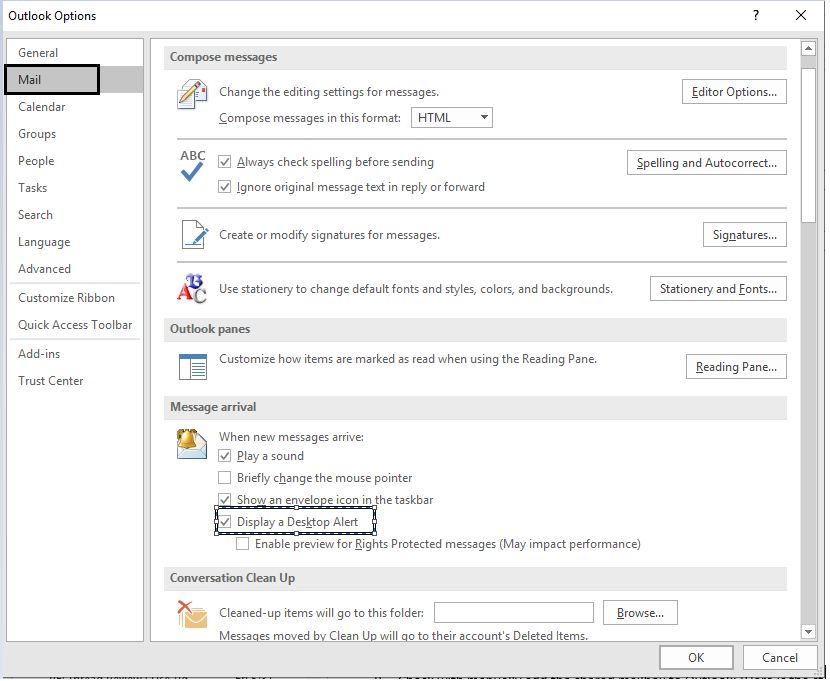 Outlook Notification Centre Emails Won T Open Microsoft Community