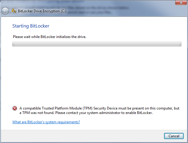 Bitlocker Stuck At Initialization Screen Microsoft Community