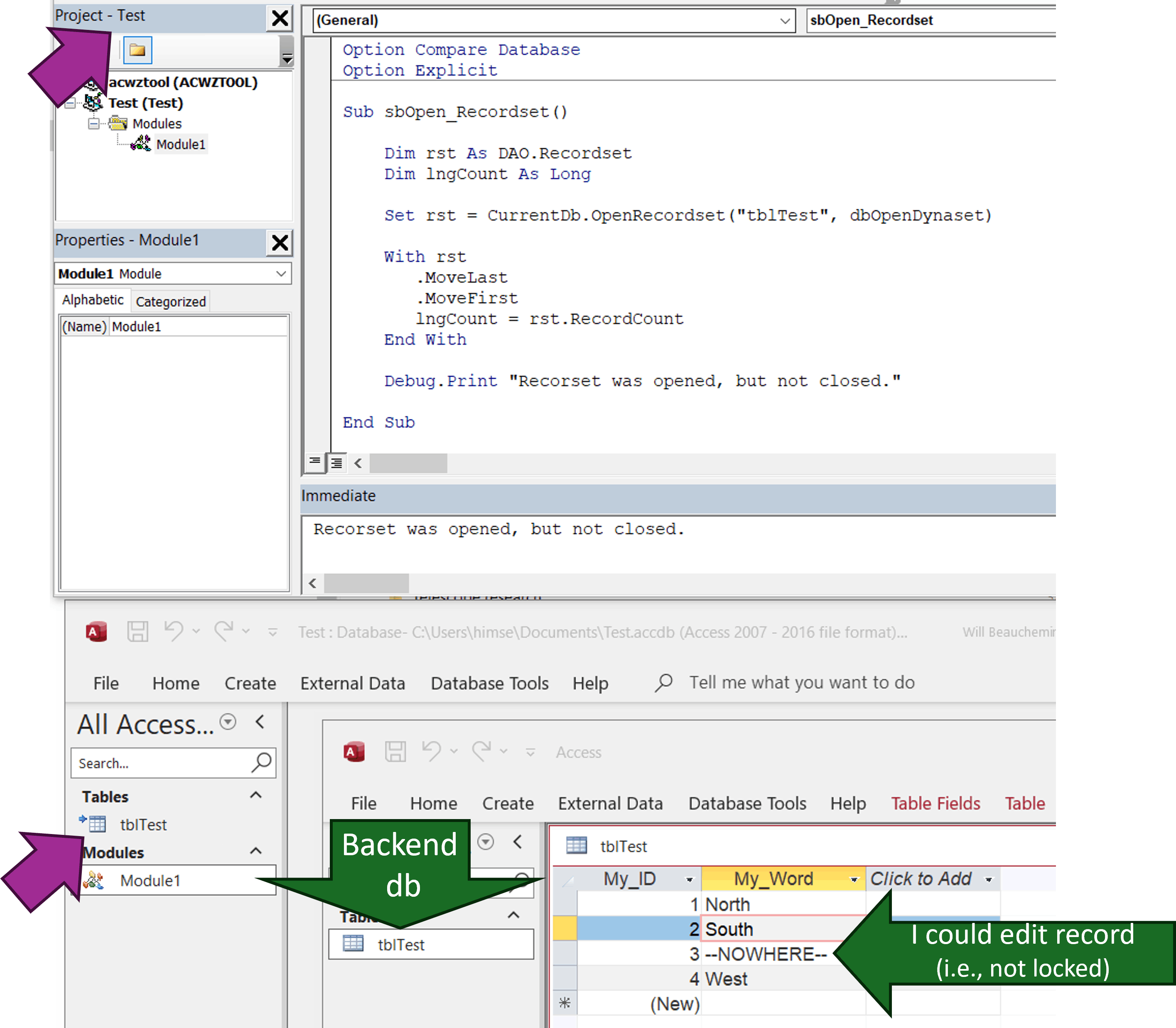 Vba Benefit Of Closing Objects And Setting To Nothing Microsoft Community