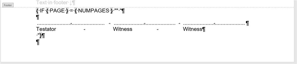 Display Issue With Mergefields Inside Footer Of Word Document Microsoft Community