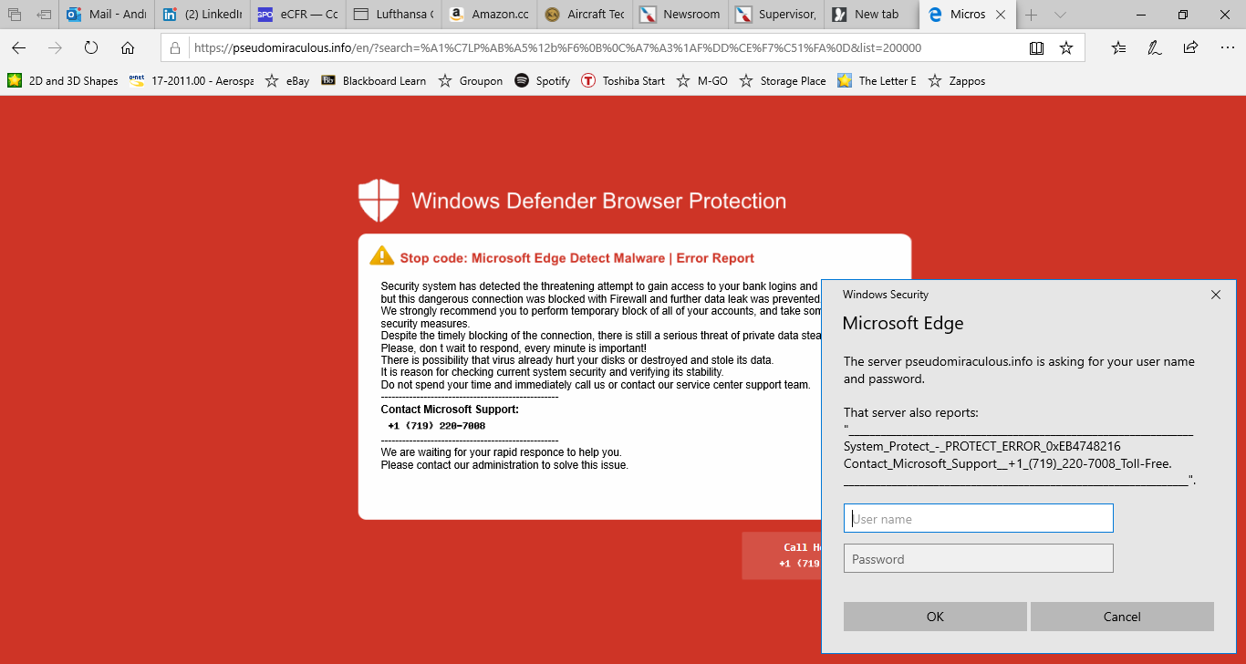 Edge stops working; Windows Defender Browser Protection (SCAM ... Edge stops working; Windows Defender Browser Protection (SCAM ...