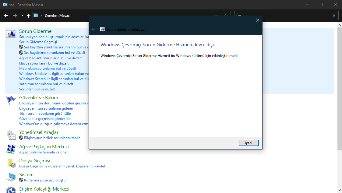 Sorun giderici çalışmıyor - Microsoft Community Sorun giderici çalışmıyor - Microsoft Community
