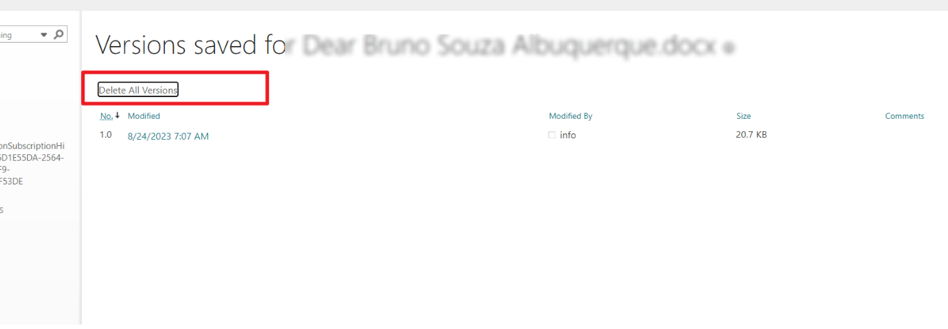 How to bulk delete versions of files in a folder - Microsoft Community How to bulk delete versions of files in a folder - Microsoft Community