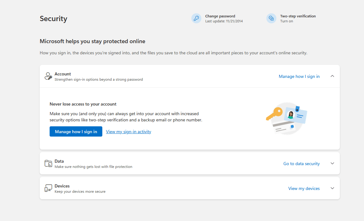 I canot find Advanced Security Options to get an app password ... I canot find Advanced Security Options to get an app password ...