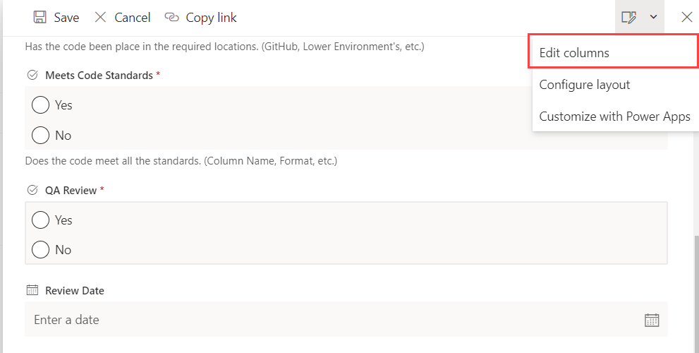 Sharepoint Lists Conditional Column Formatting In List Form Not Microsoft Community