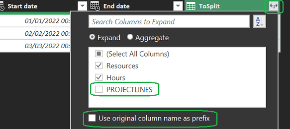 Power Query Get And Transform Split Some Columns To Rows Microsoft Community