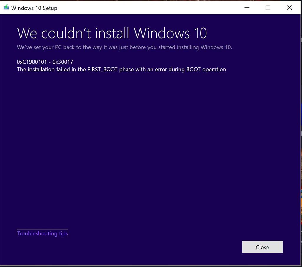 Windows Update to 1709 fails on reboot with BSOD System Thread ... Windows Update to 1709 fails on reboot with BSOD System Thread ...