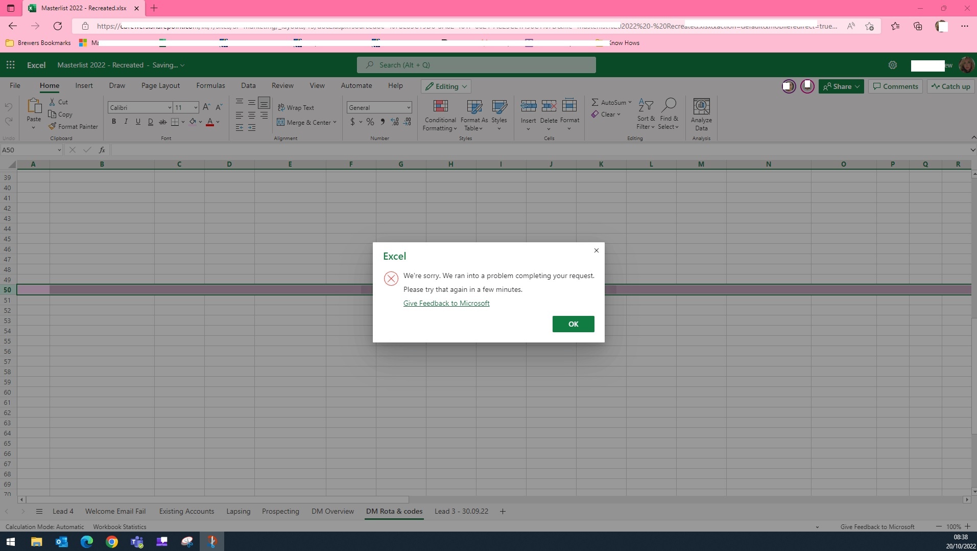 Shared Excel Sharepoint Doc Lots Of Errors Microsoft Community