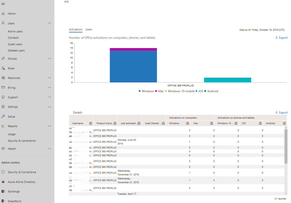 Office Activations Machine Names Via Powershell Rest Api Microsoft Community