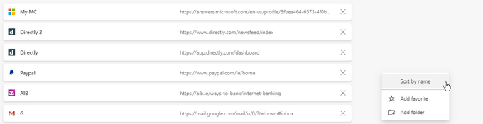 Sorting Favorites in a Folder - Microsoft Community Sorting Favorites in a Folder - Microsoft Community