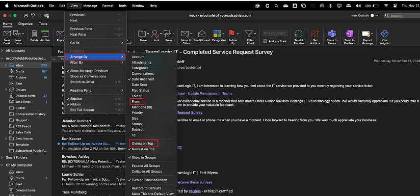 Outlook Grouping and Sorting - Microsoft Community Outlook Grouping and Sorting - Microsoft Community
