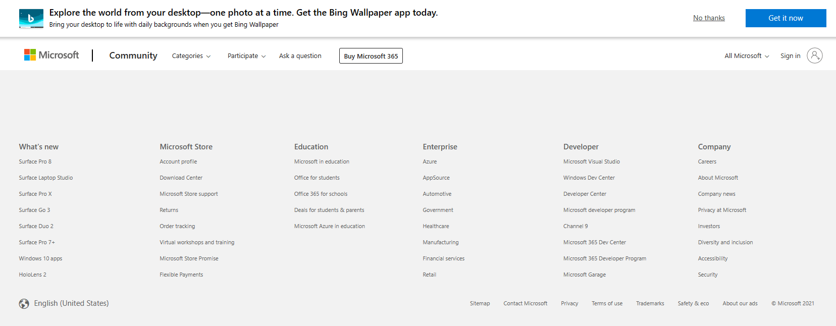 Website Content Disappears Microsoft Community