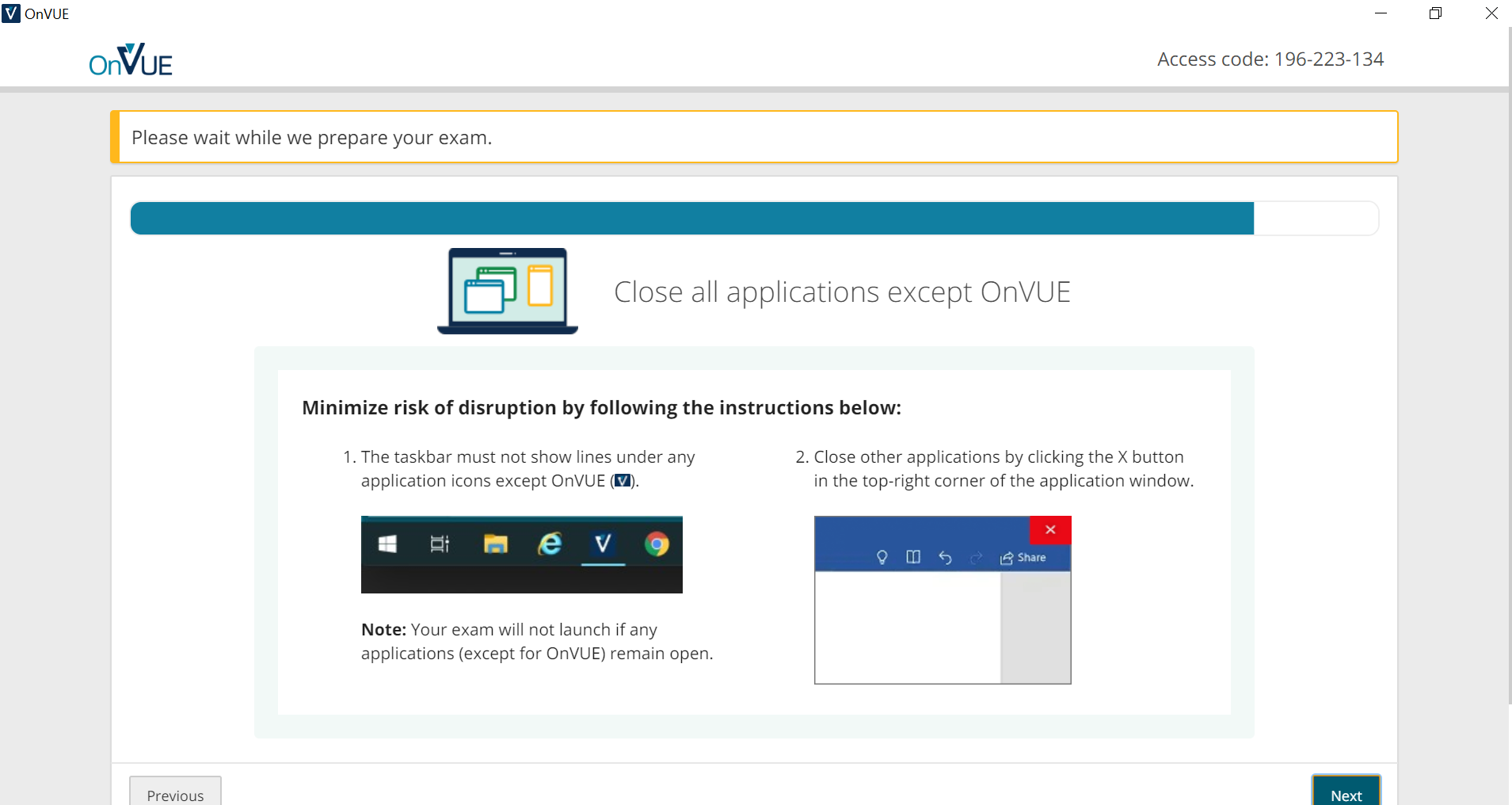Pearson Vue Online Proctored Exam Not Started Training Certification