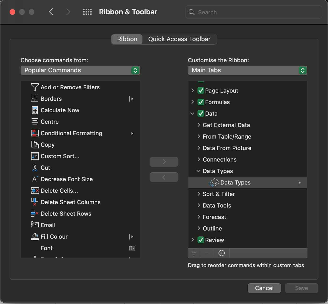 Data Types Non Existent Need Help Microsoft Community