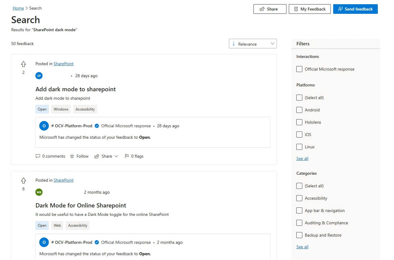 Issue With Dark Mode Affecting Excel Files In Sharepoint Via Web Microsoft Community