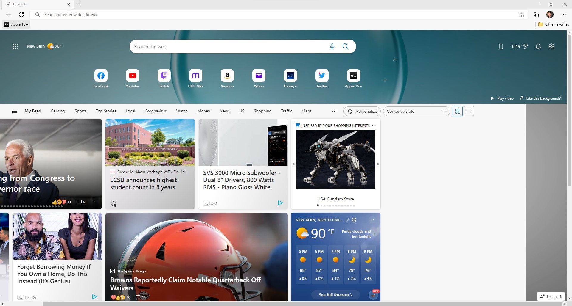 Windows Edge not centering and is pushing everything to the left for ... Windows Edge not centering and is pushing everything to the left for ...
