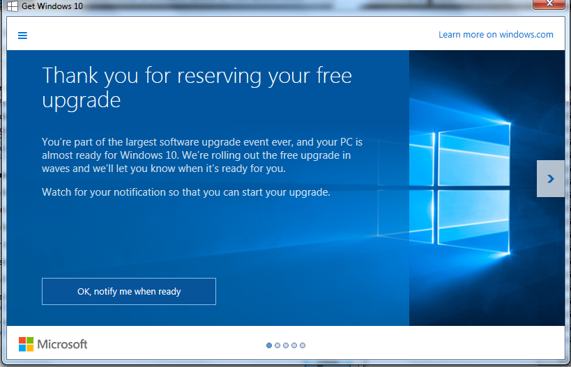 Upgrade To Windows10 Home Update Failed Microsoft Community