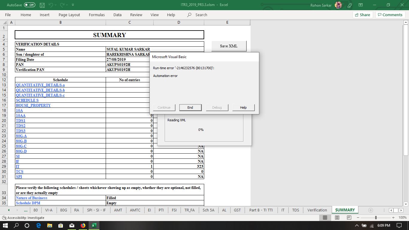 Excel File Not Generating Microsoft Community