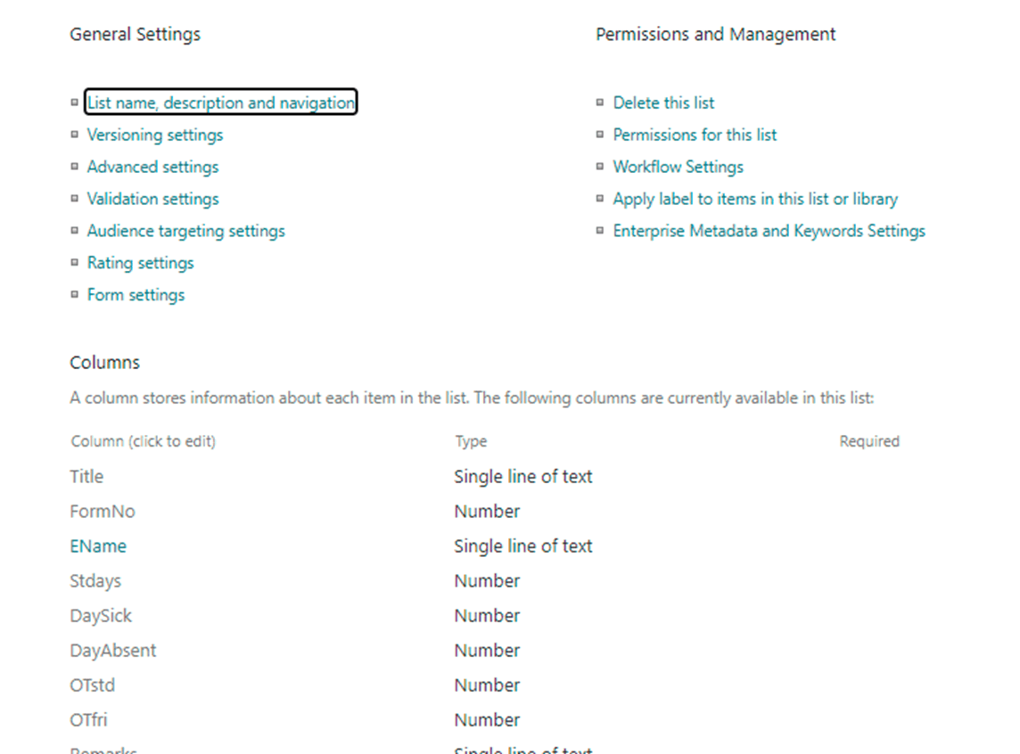 How to change the column header name of a List - Microsoft Community How to change the column header name of a List - Microsoft Community
