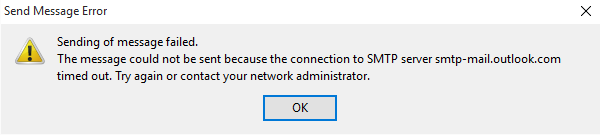 Cannot connect to smtp-mail.outlook.com: Thunderbird - Microsoft Community Cannot connect to smtp-mail.outlook.com: Thunderbird - Microsoft Community