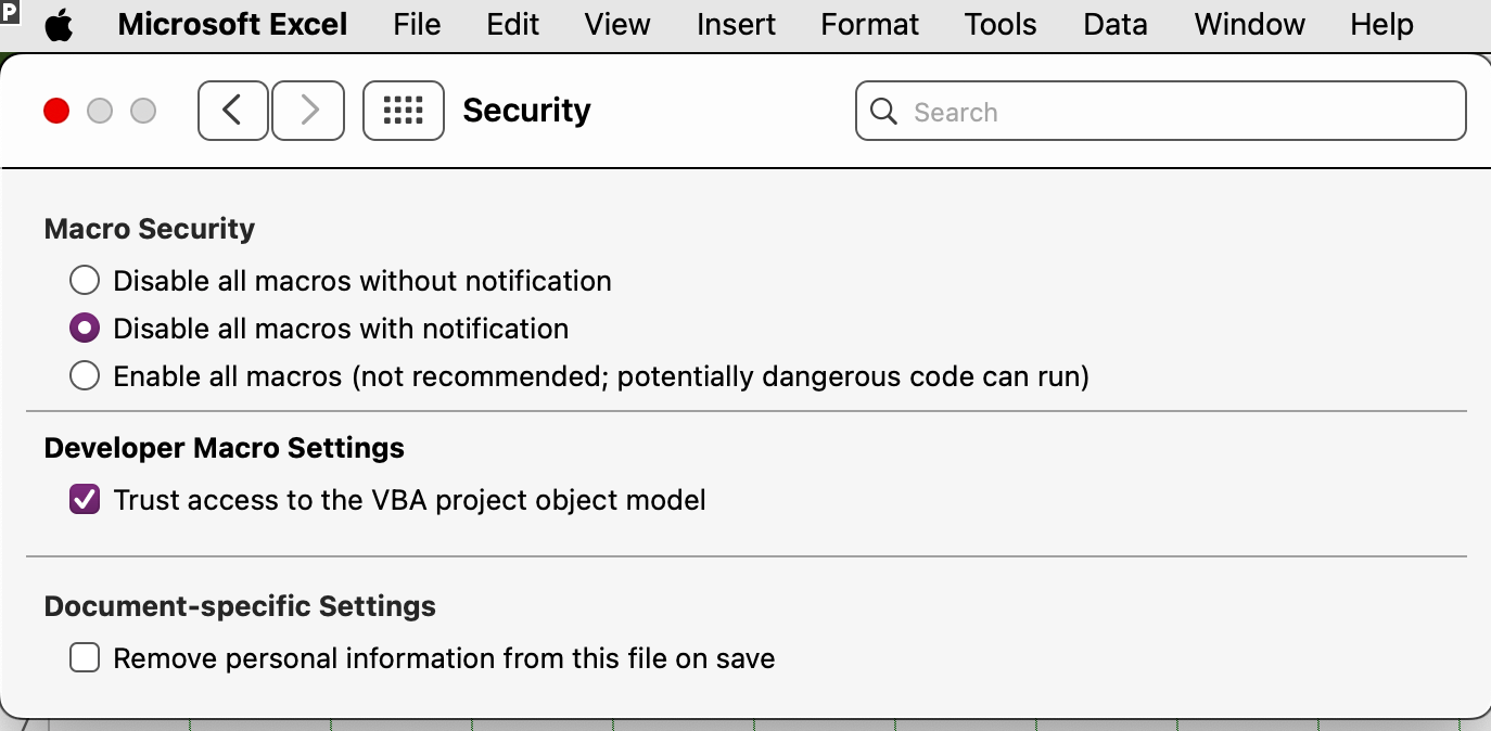 Hi I'm using macOS big sur and facing issue related to MS Excel ... Hi I'm using macOS big sur and facing issue related to MS Excel ...