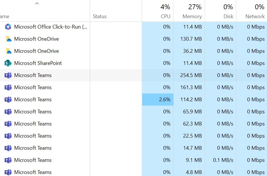 Why so many Teams instances running? - Microsoft Community Why so many Teams instances running? - Microsoft Community