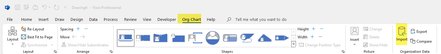 Why Can T I See The Visio Org Chart Wizard Using Microsoft 365 Microsoft Community