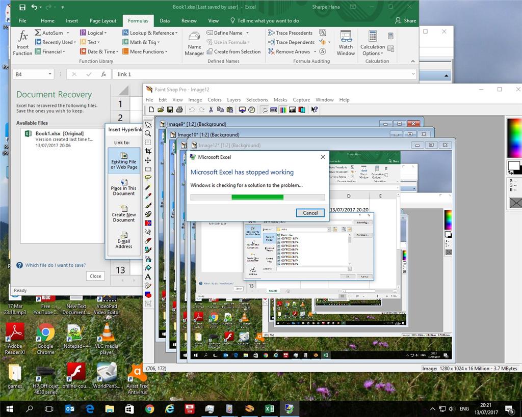 Excell Crash Faulting Application Name Excel Exe Microsoft Community