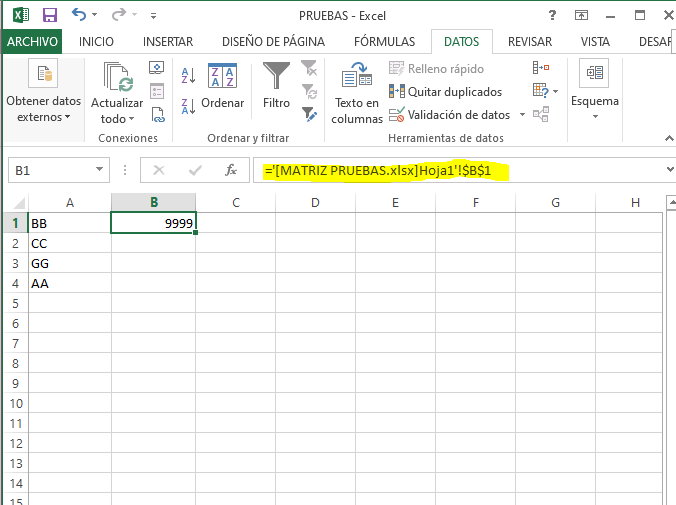 Vincular Datos Entre Dos Libros De Excel Microsoft Community