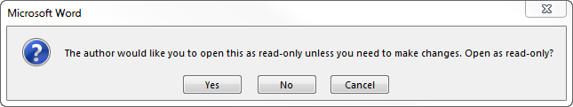 How Do I Prevent Word Docs From Being Saved As Read Only Microsoft Community