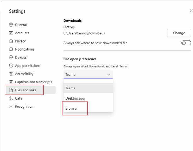 Teams app opens links in Teams app not in browser - Microsoft Community Teams app opens links in Teams app not in browser - Microsoft Community