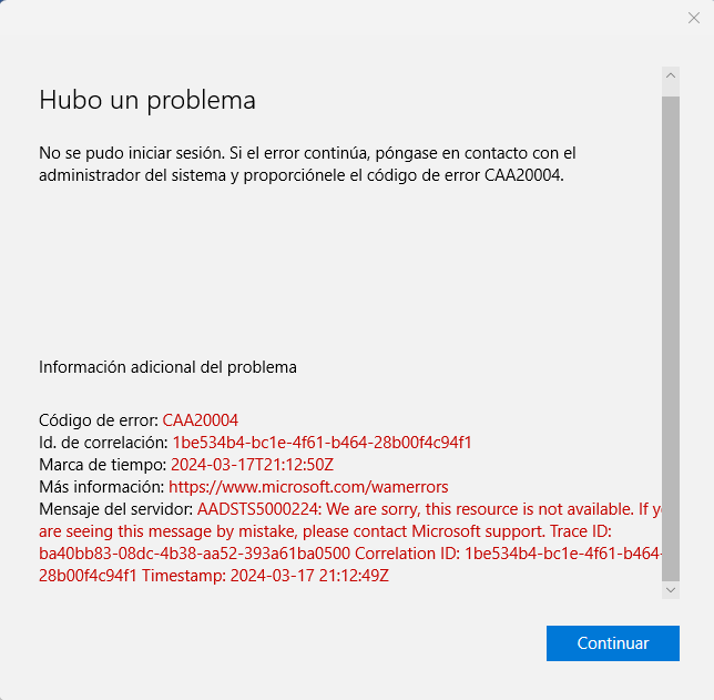tengo un error al iniciar sesion en word error CAA2004 ¿que hago ... tengo un error al iniciar sesion en word error CAA2004 ¿que hago ...