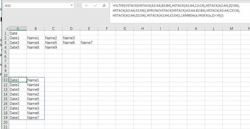 How To Array Multiple Corresponding Datatypes Using The Tocol Function Microsoft Community