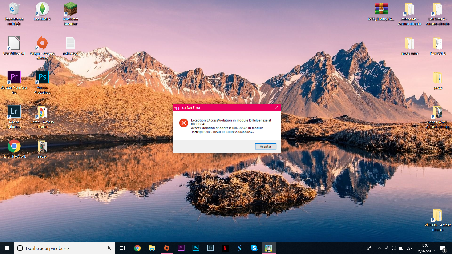 Windows 10 ≡ Exception Econverterror In Module Ishelper Exe At Microsoft Community