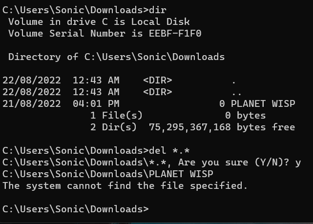 Undeletable Non Existent File Microsoft Community