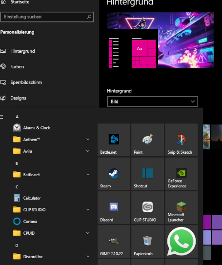 Windows Accent Color Not Coloring Tiles After Recent Update Microsoft Community