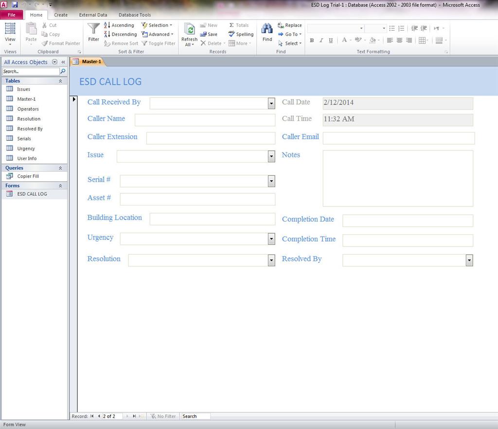 Ms Access 2010 Auto Fill Microsoft Community