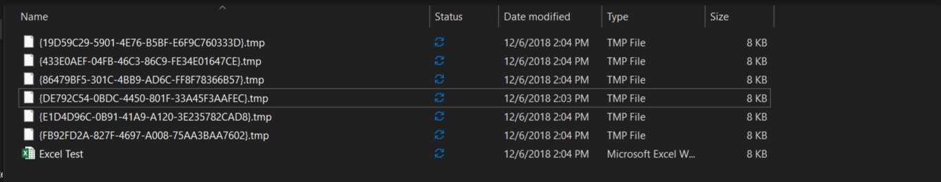 Office Keep Creating Tmp Files When I Save It Microsoft Community